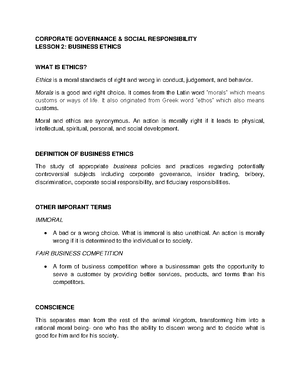 Gift giving and bribery - Good Governance and Social Responsibility ...