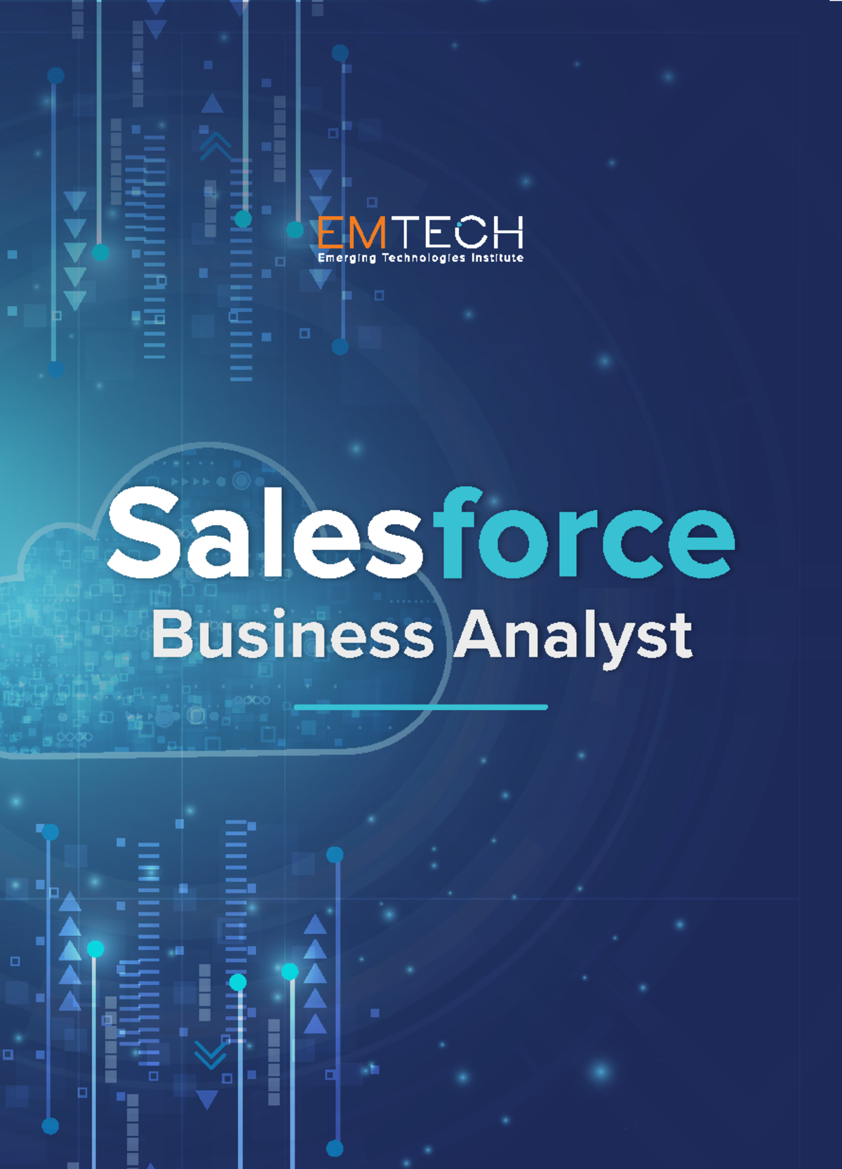 Emtech Brochure Salesforce Business Analyst - Business Analyst Salesforce | Salesforce Business ...