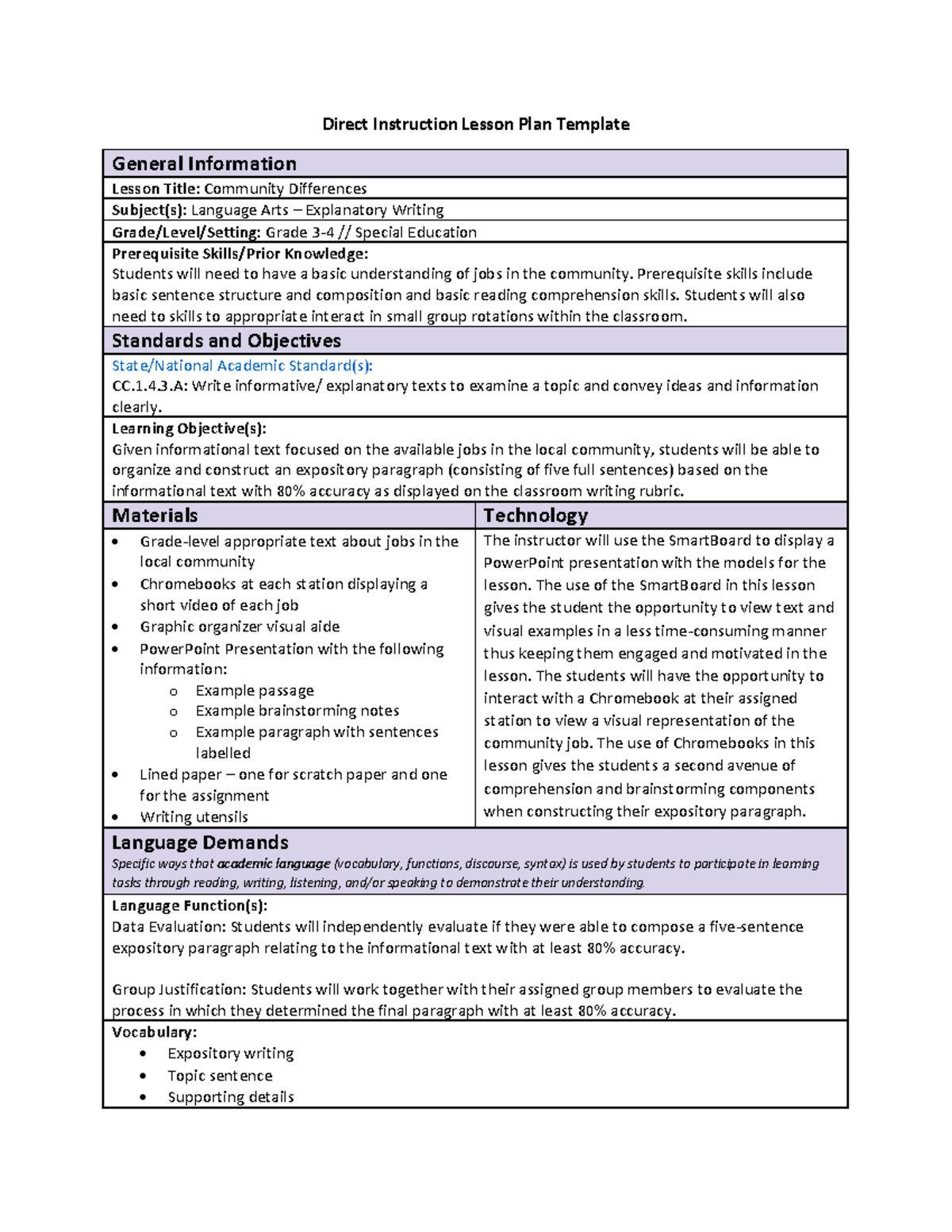 K Smith LTM2 Task 1 Language Arts Instruction Lesson Plan Direct k-smith-ltm2-task-1-language-arts-instruction-lesson-plan-direct