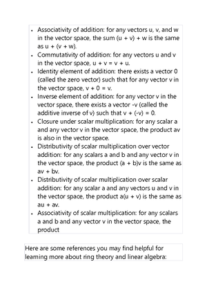 RING Theory AND Linear Algebra II - RING THEORY AND LINEAR ALGEBRA II ...