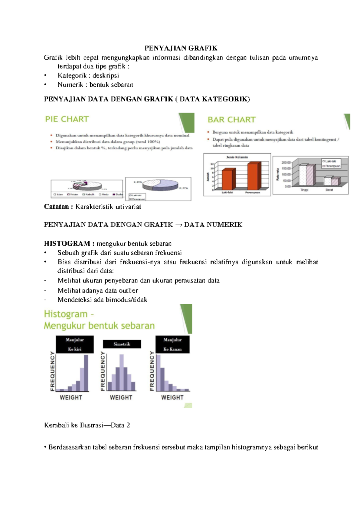 Penyajian Grafik (kategorik dan numerik) - PENYAJIAN GRAFIK Grafik ...