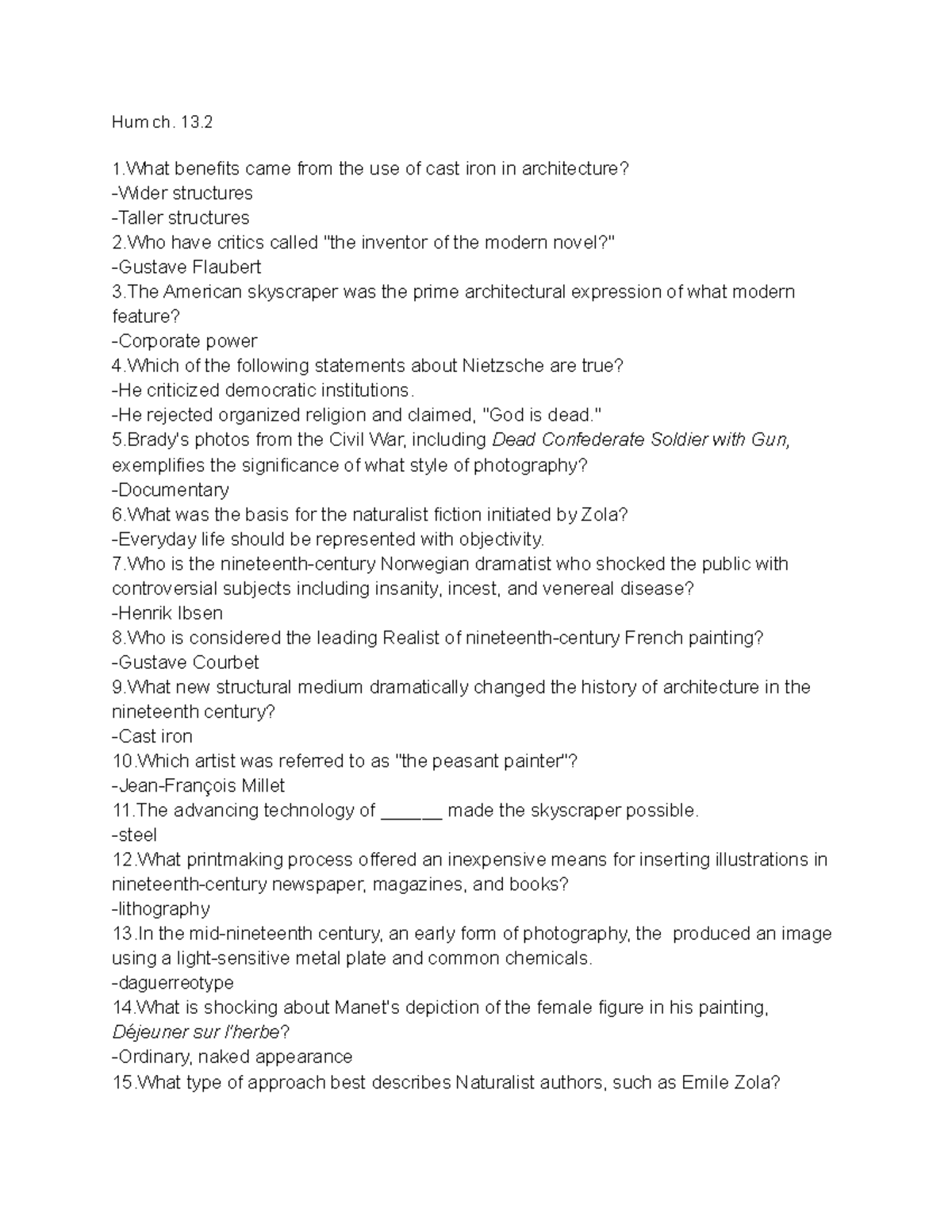 Hum ch 13 - Course content chapter 13 - Hum ch. 13. 1 benefits came ...