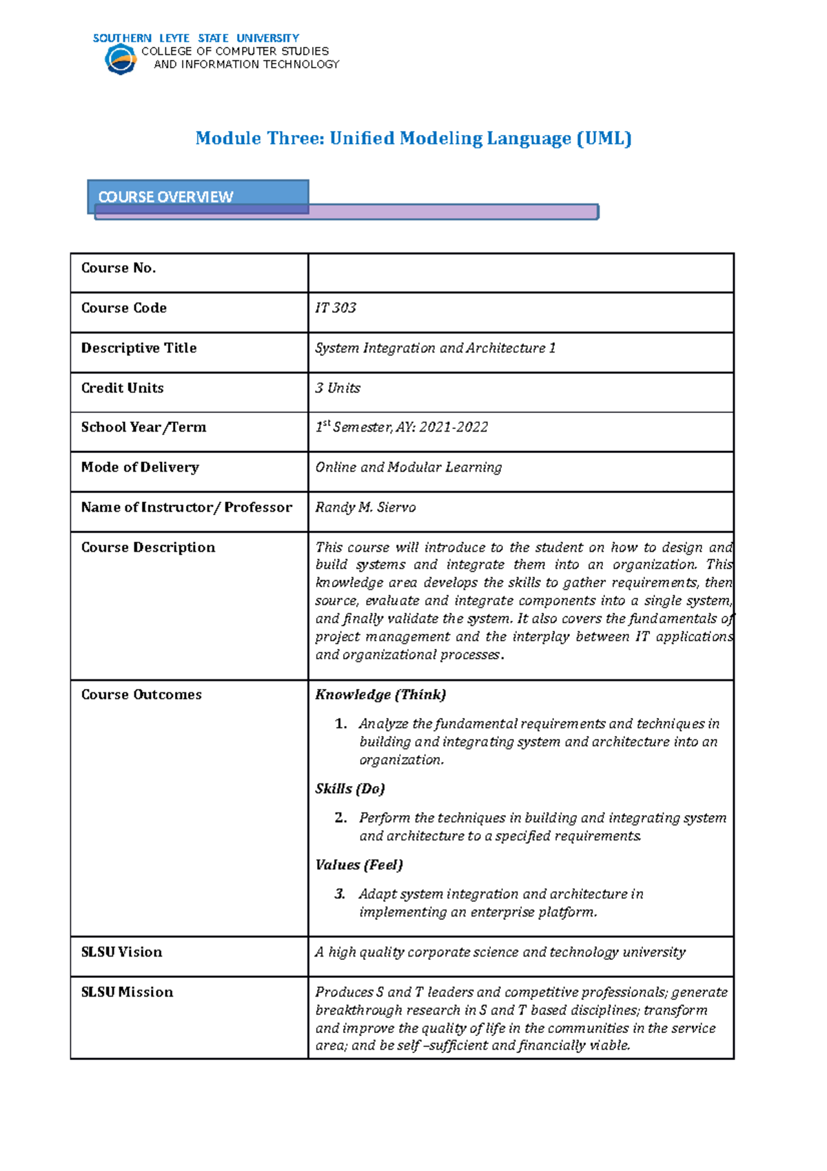 Module-3 - Living in the IT Era - COLLEGE OF COMPUTER STUDIES AND ...