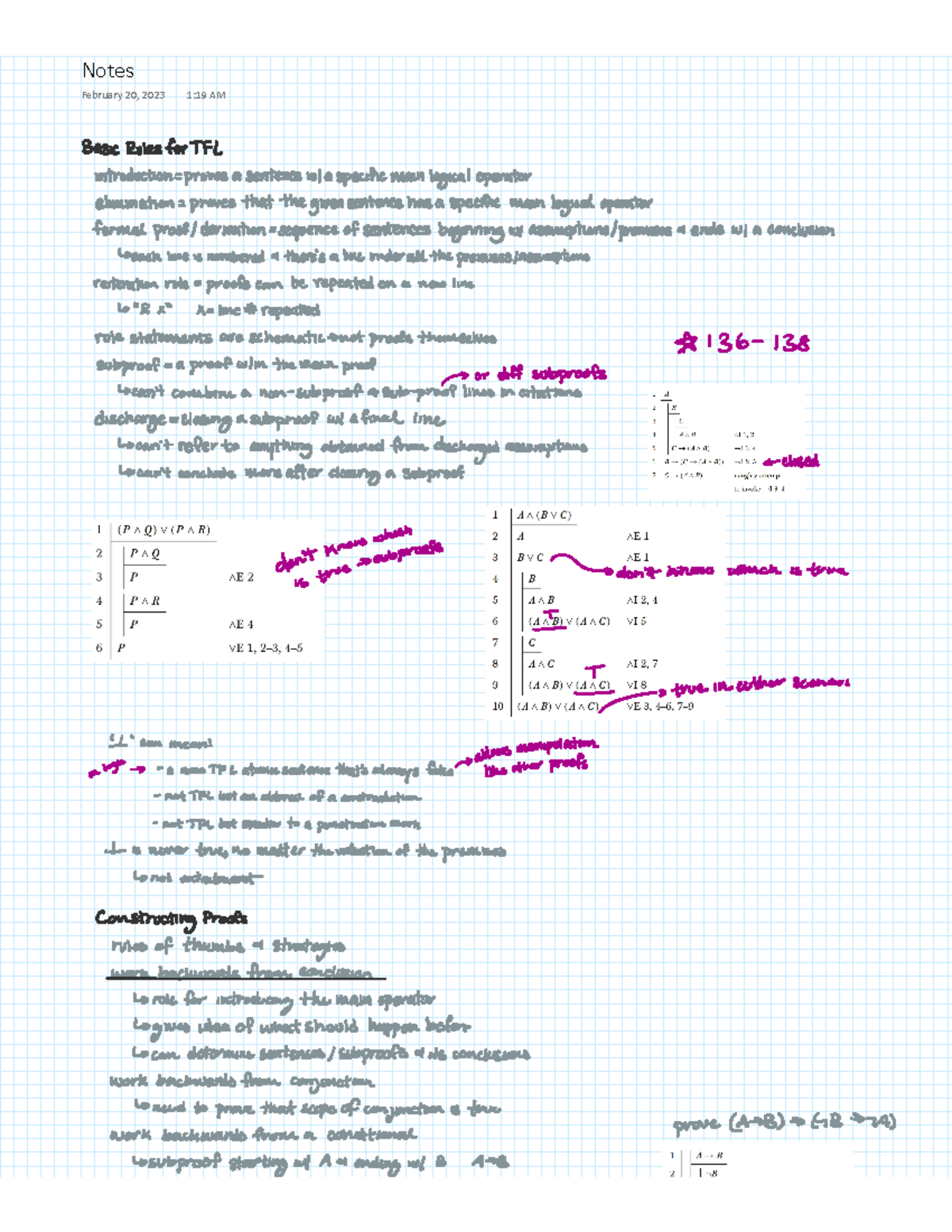 Phil220 Natural Deduction reading notes - PHIL 220A - Notes February 20 ...