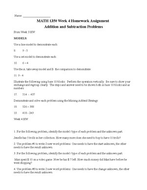Week 3 HW Bases add subtract Fall 2022-1 - Math 1350 Week 3 Homework ...
