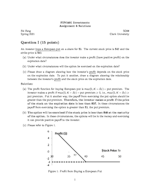 Portfolio Management and Wealth Planning - Cheat Sheet - Table of ...