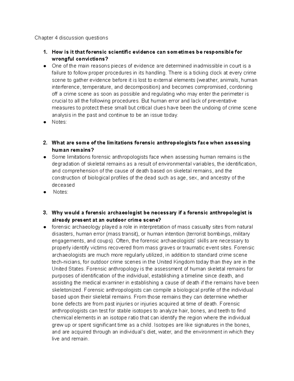 ANT 255 Ch 4 Questions - Chapter 4 discussion questions 1. How is it ...