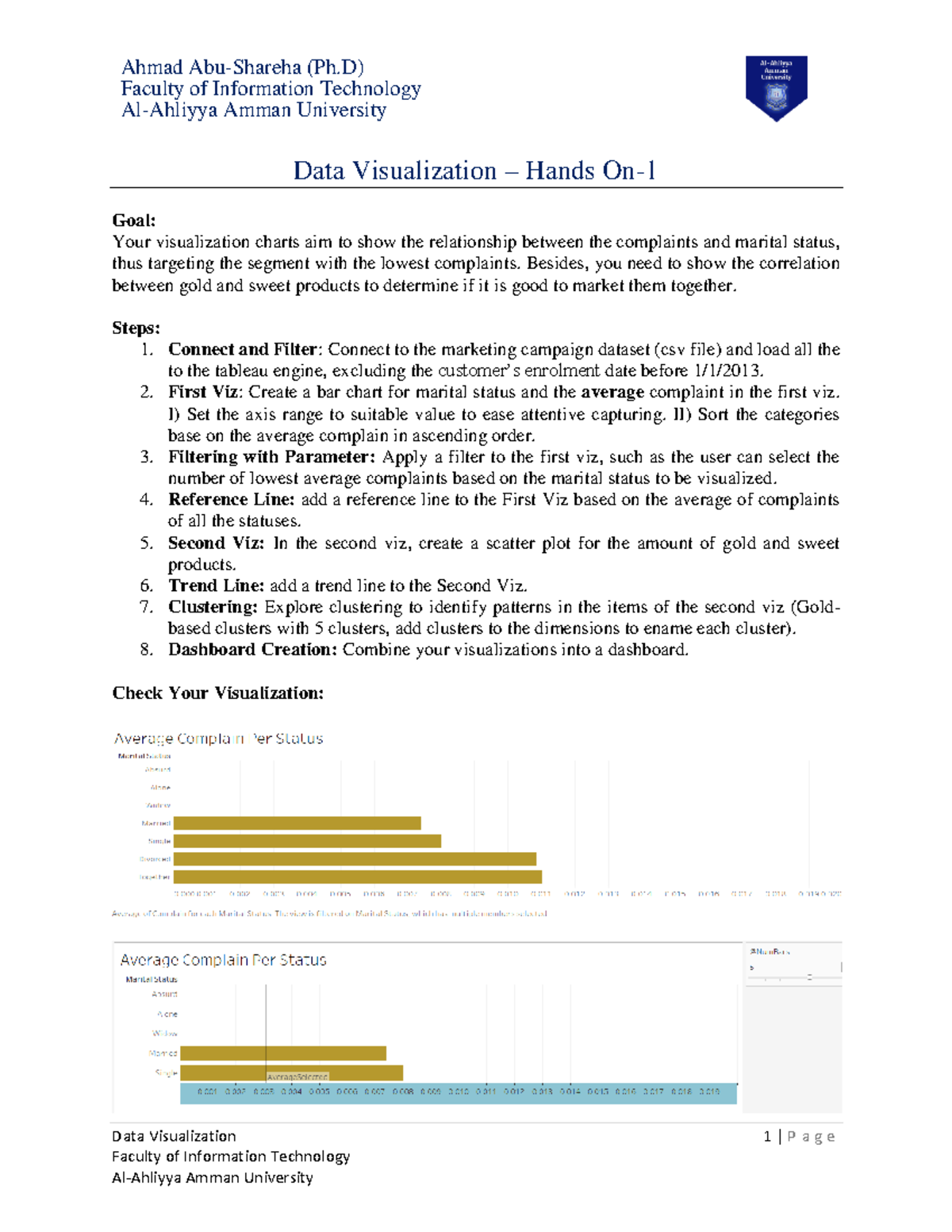 data visualization - Ahmad Abu-Shareha (Ph) Faculty of Information ...