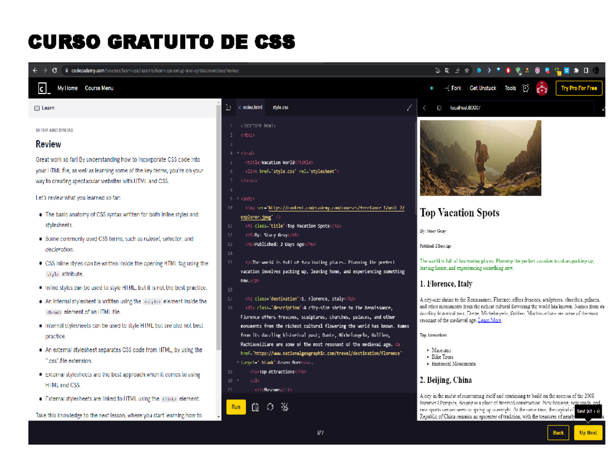 Curso Gratuito DE CSS - cvcvcv - Calculo I - CURSO GRATUITO DE CSS - Studocu