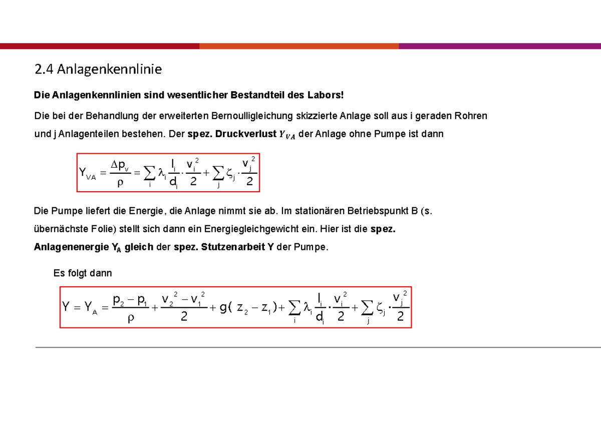 Vorlesung 2 Fluidmechanik von Kraft- und Arbeitsmaschinen (2)-23 ...