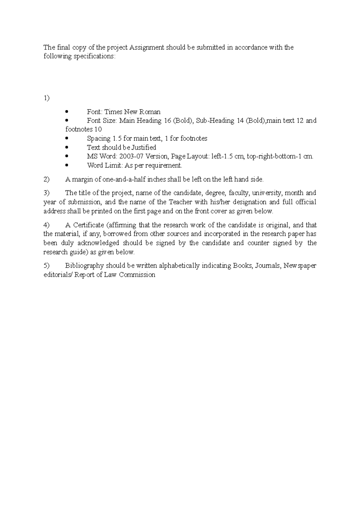 Assignment Manual - this a template for research paper - The final copy ...