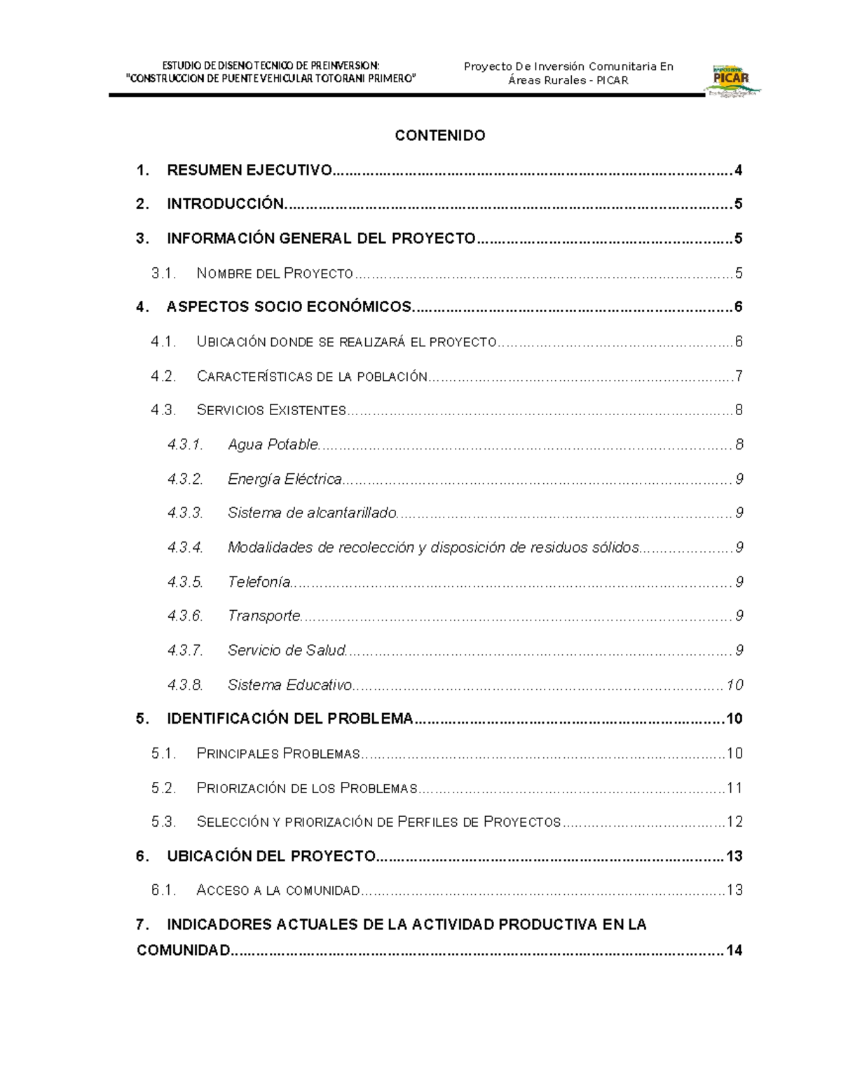 Totorani puente - “CONSTRUCCION DE PUENTE VEHICULAR TOTORANI PRIMERO ...