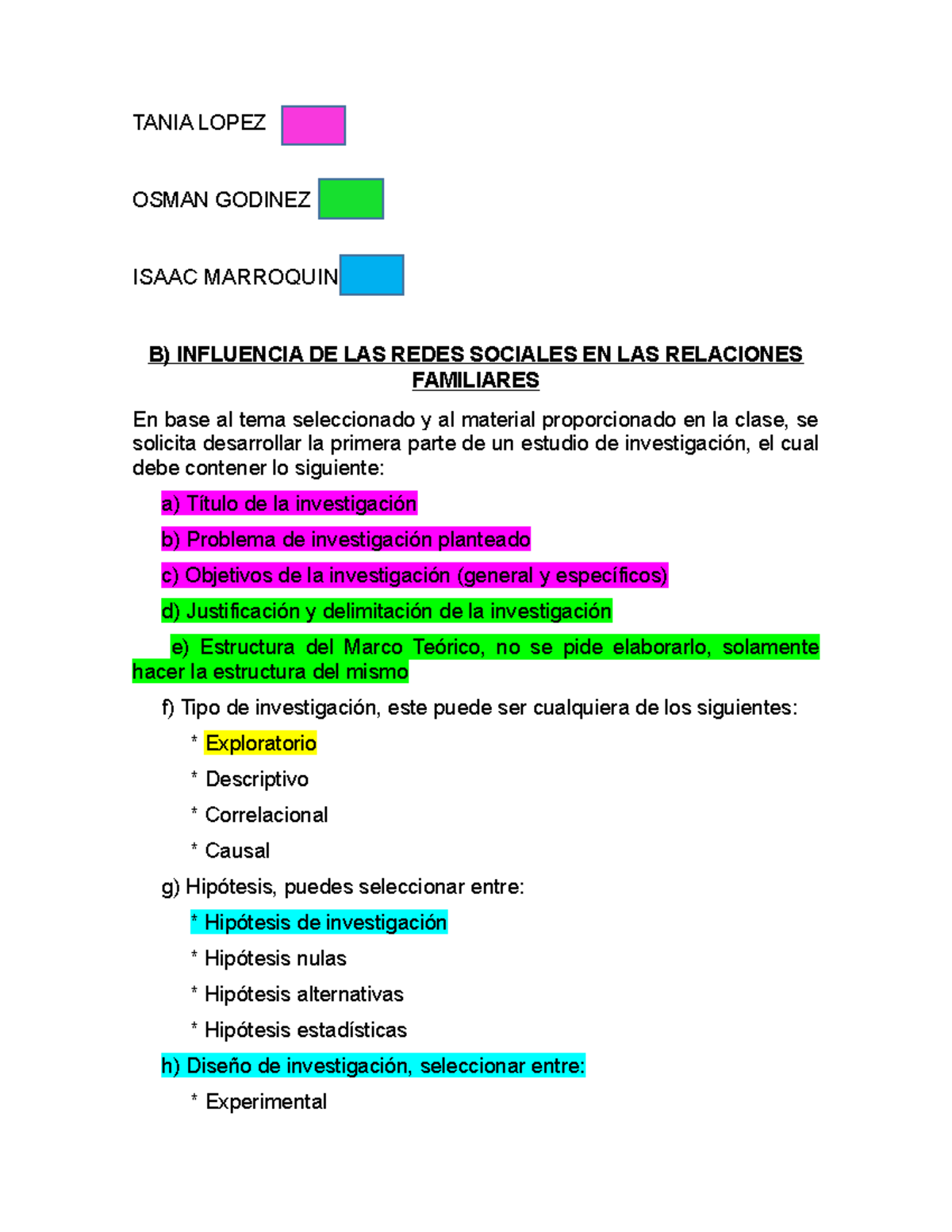 Investigacion - investigación científica - TANIA LOPEZ OSMAN GODINEZ ...