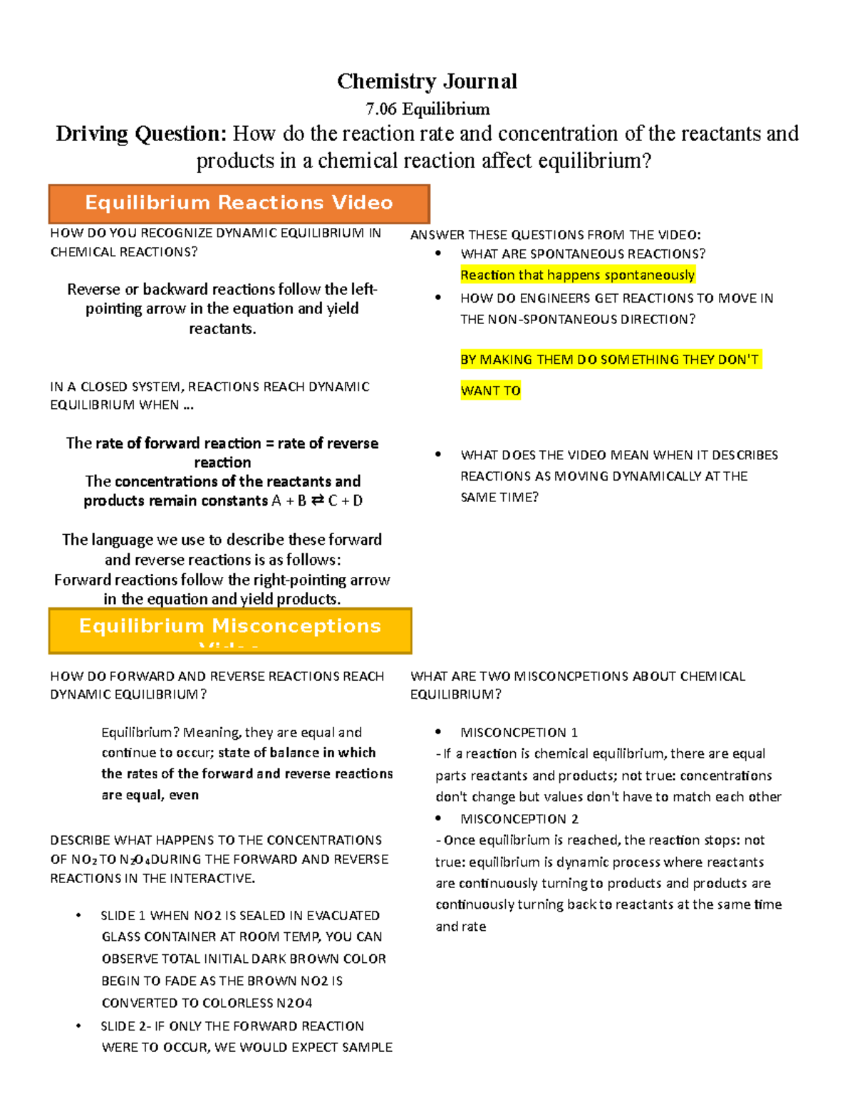 07 06 journal - FLVS chemistry module 7 guided notes all filled out ...