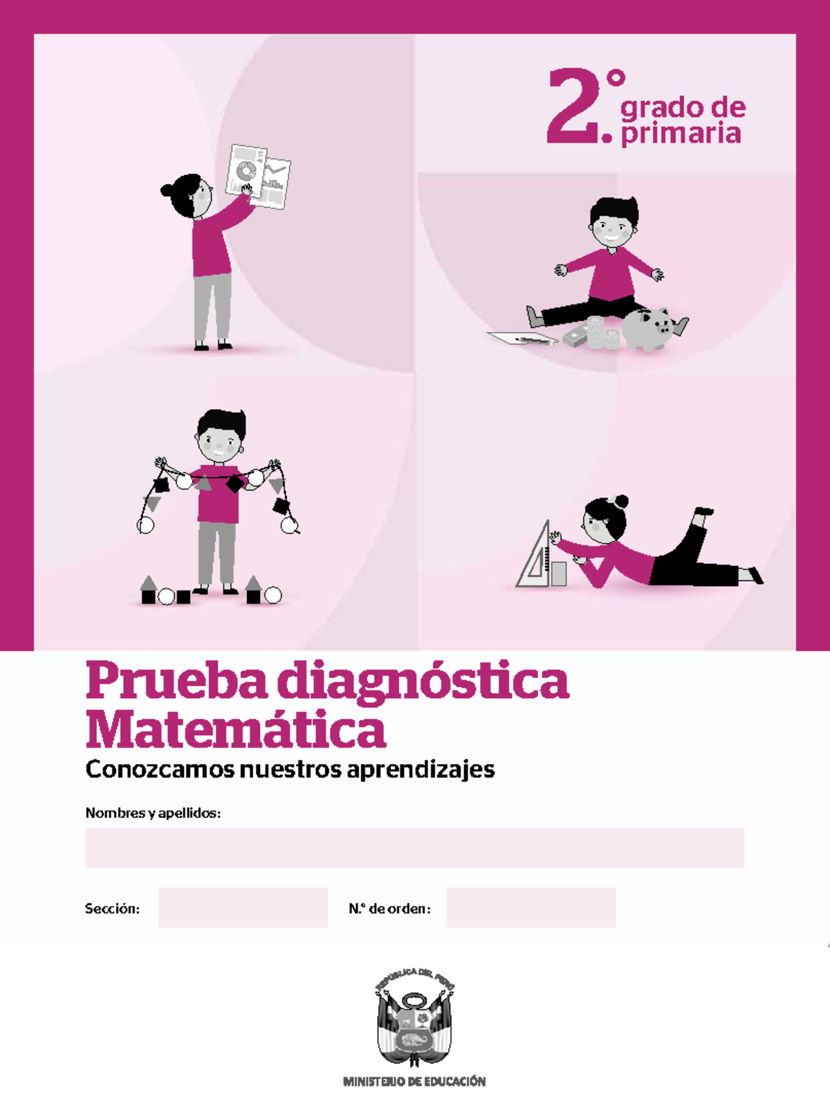 Diagnostica De Matematica 2 Grado Prueba Diagnóstica Matemática 2244