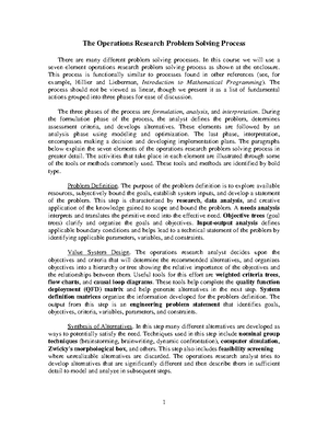 Ch11 LPIntro - Procurement - Linear programming is a mathematical technique for finding optimal ...