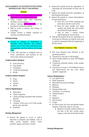 Palliative Pain MGT reviewer - Managing physiologic Responses to ...