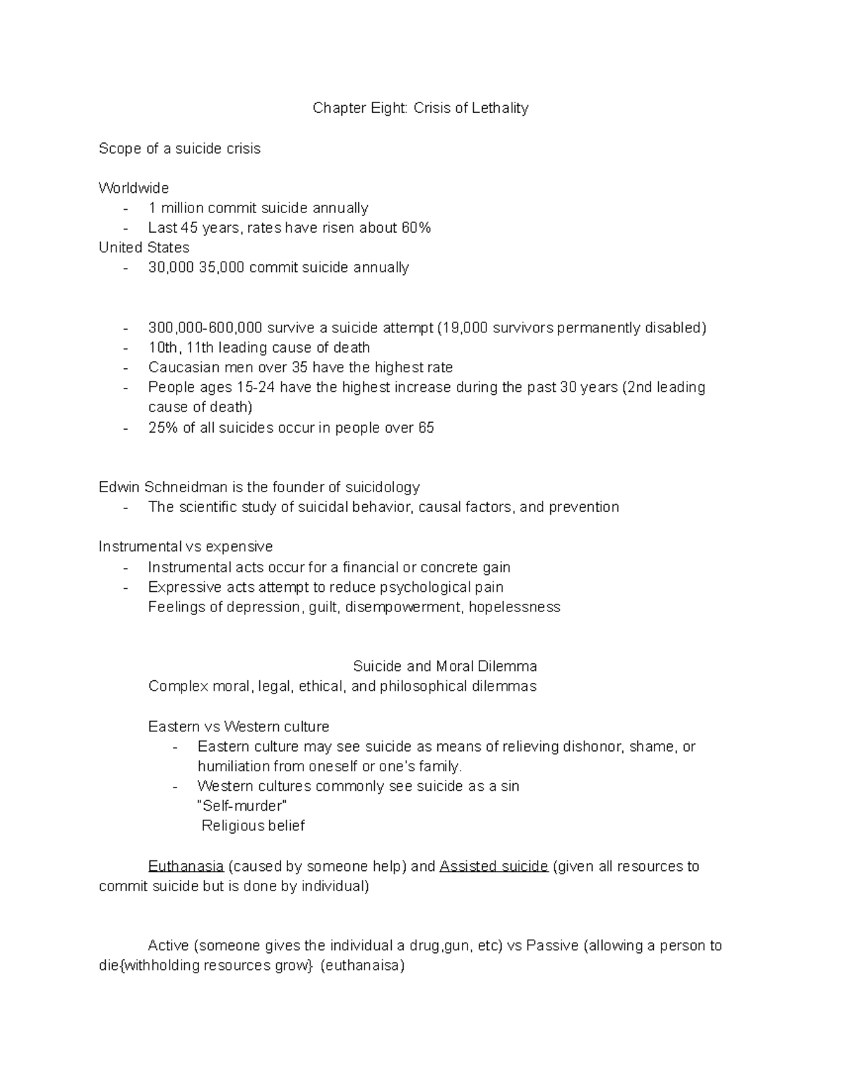 Ch. 8 and Ch. 9 - Great notes on understanding the different forms of ...