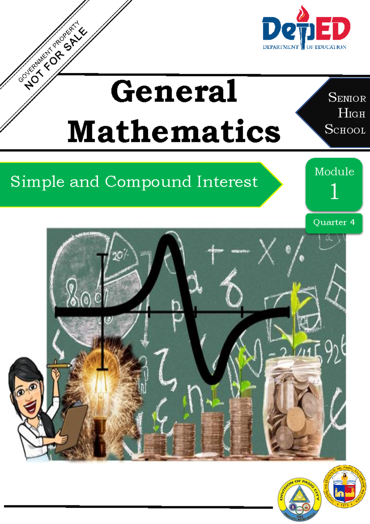 GEN MATH Q4 M1 - wqewq - SENIOR HIGH SCHOOL General Mathematics Quarter ...