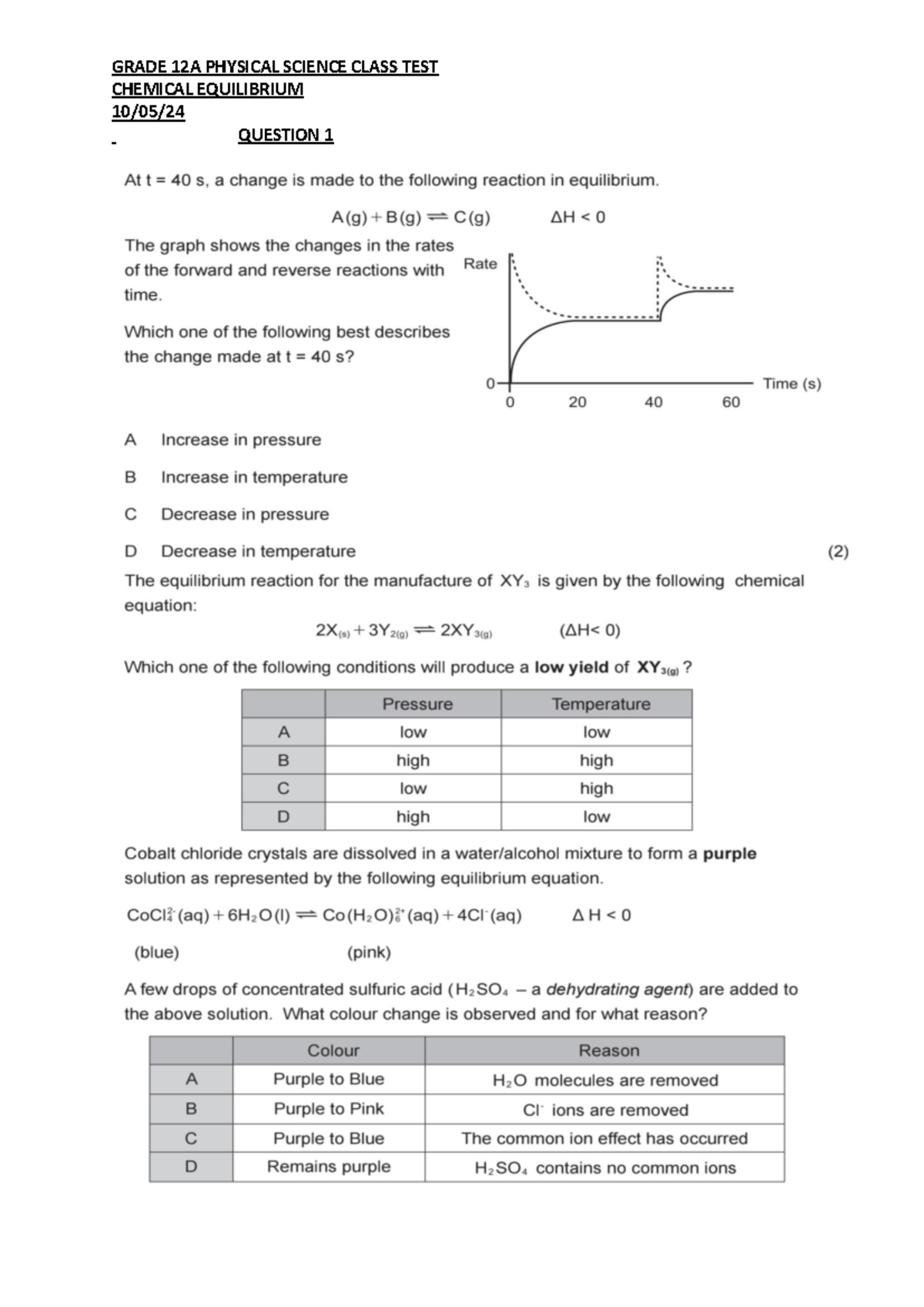 Doc1 - Turerty - PHYS 131 - GRADE 12A PHYSICAL SCIENCE CLASS TEST ...