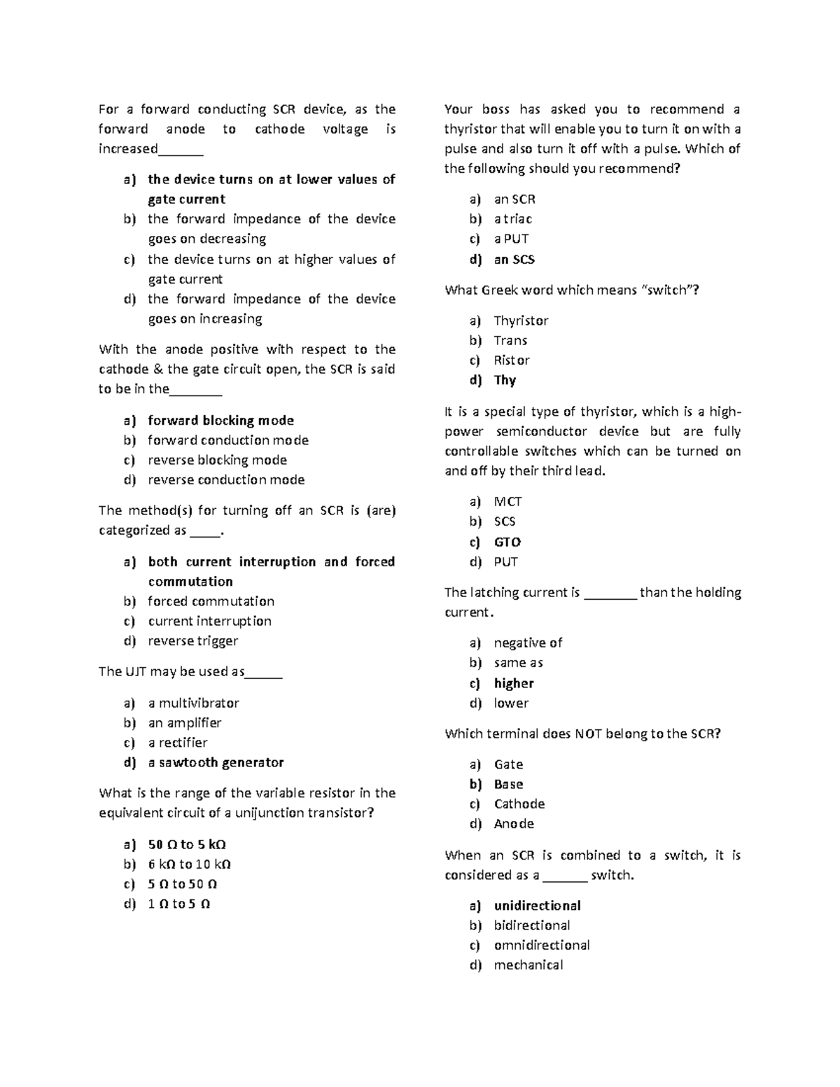 ECE 305 Electronics 3: Electronic Systems and Design reviewer midterm ...