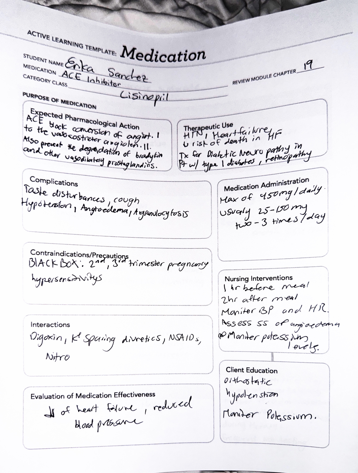 Pharm ATI B remediation 5 - ACTIVE STUDENT LEARNING TEMPLATE ...