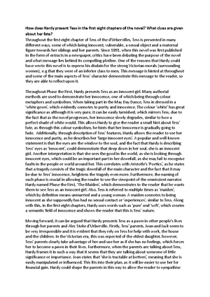 OCR Exemplar essays - Qualification Accredited A LEVEL Exemplar ...
