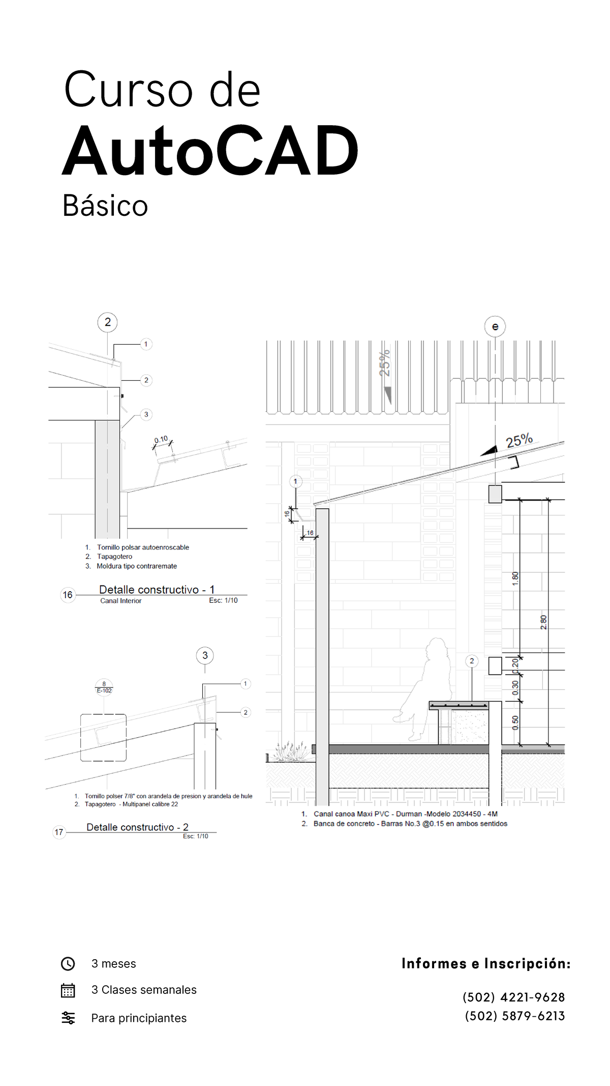 Curso Auto CAD Básico - Aprende a dibujar - Curso de AutoCAD 3 meses 3 ...