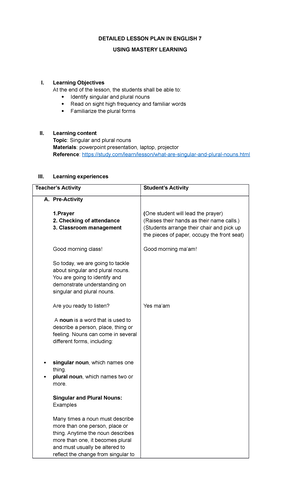 Masusing Banghay Aralin sa Filipino VI - MGA LAYUNIN a. Pamantayang ...