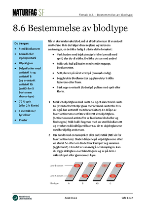 Næringstoffer - forsøk - Næringsstoffer Næringsstoffer er stoffer som kroppen tar opp og gjør ...