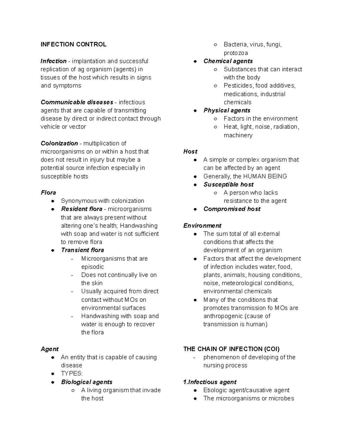 Infection Control - INFECTION CONTROL Infection - implantation and ...
