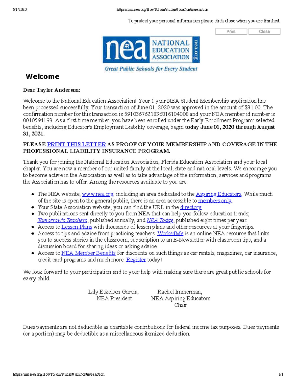 Nea liability insurance - KWWSV LPV QHD RUJ +RZ7R-RLQ VWXGHQW-RLQ ...