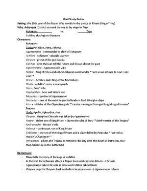 Medea Study Guide - Medea Study Guide Setting: set in the city of Corinth, in front of Jason and ...