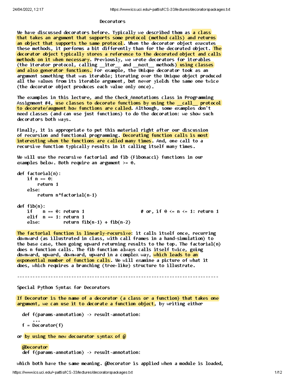 Decoratorspackages Pre Installed Decorators Python Decorators We Have Discussed Decorators