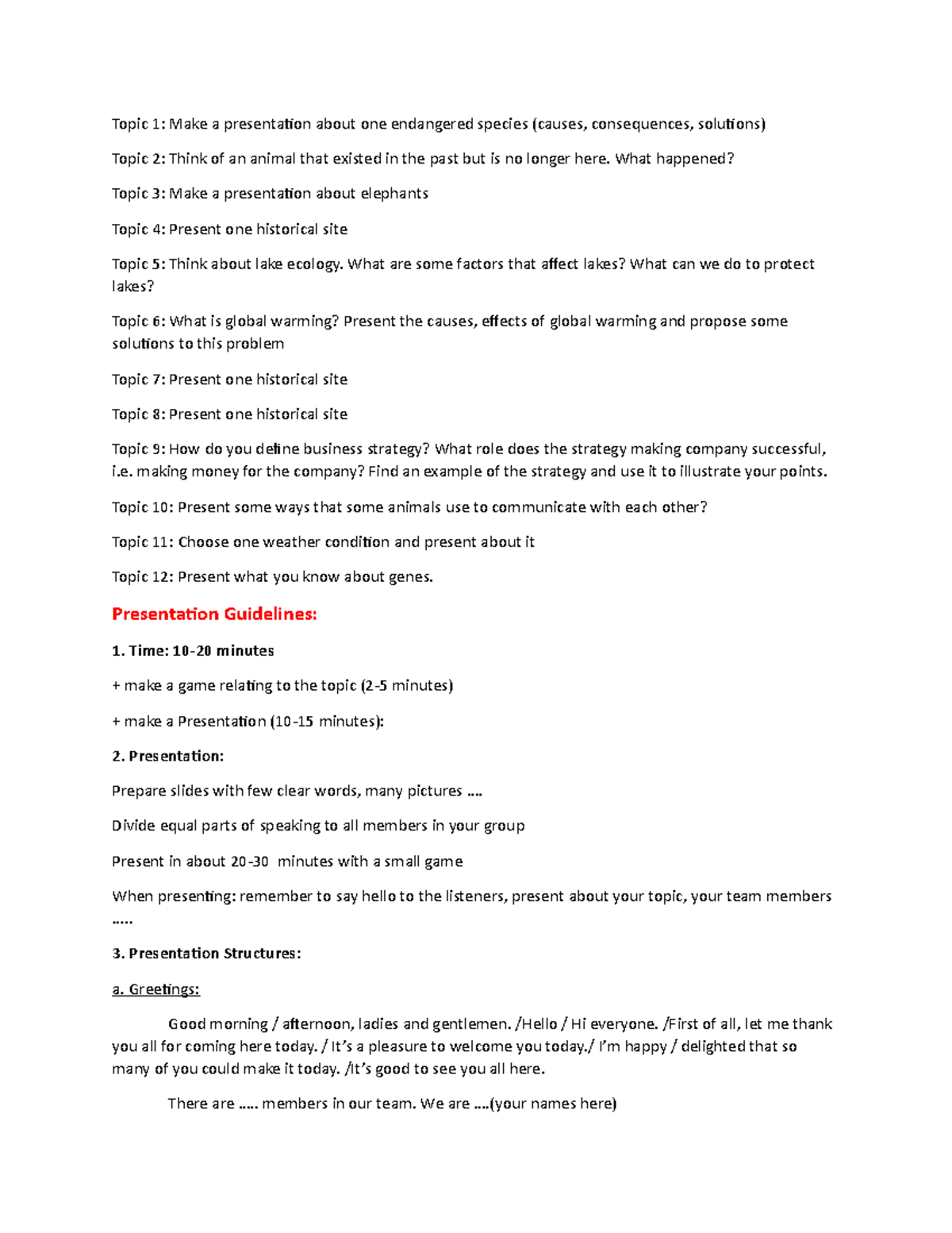 docshare tips professional english in-use-management-pdf.pdf - Topic 1: Make a presentation ...