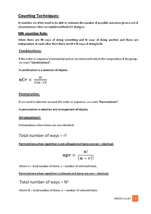 QM Questions assignment May 23 by Permal Sajjad - Quantitative Methods - Studocu