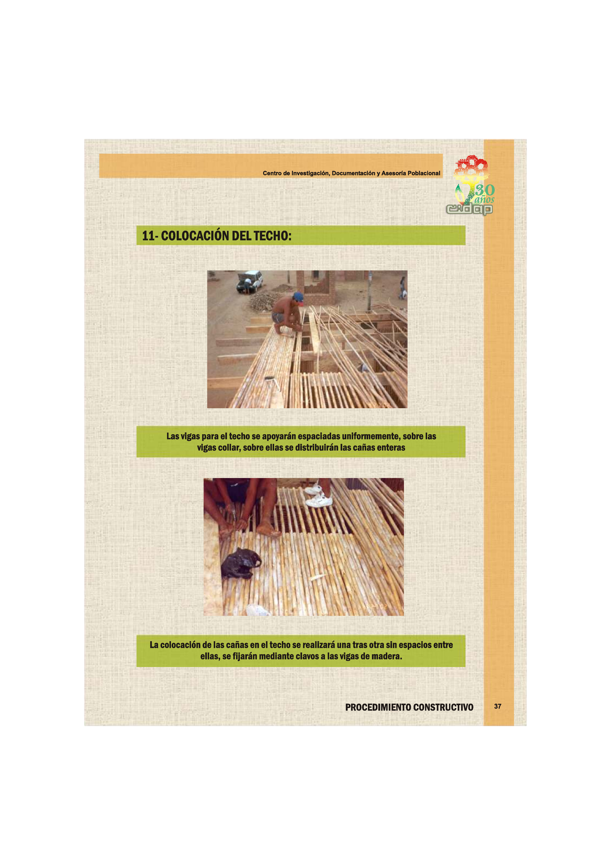 Manual de quincha prefabricada para maestros de obra - Elaboracion de ...