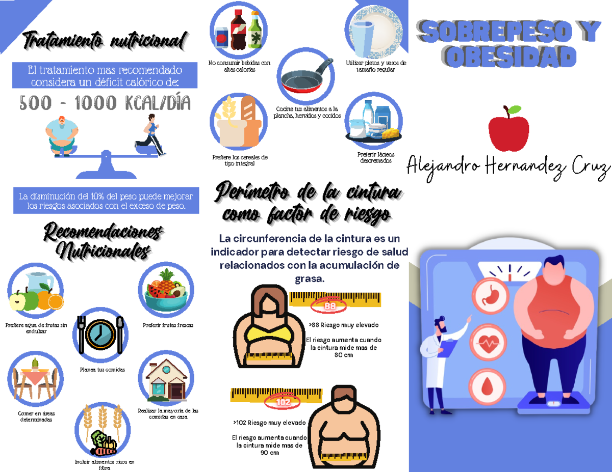 Alejandro Hernandez - Tríptico Sobre PESO Y Obesidad - SOBREPESO ...