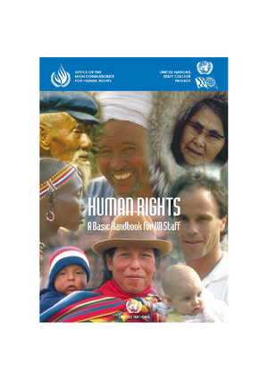 Human rights handbook - OFFICE OF THE HIGH COMMISSIONER FOR HUMAN ...