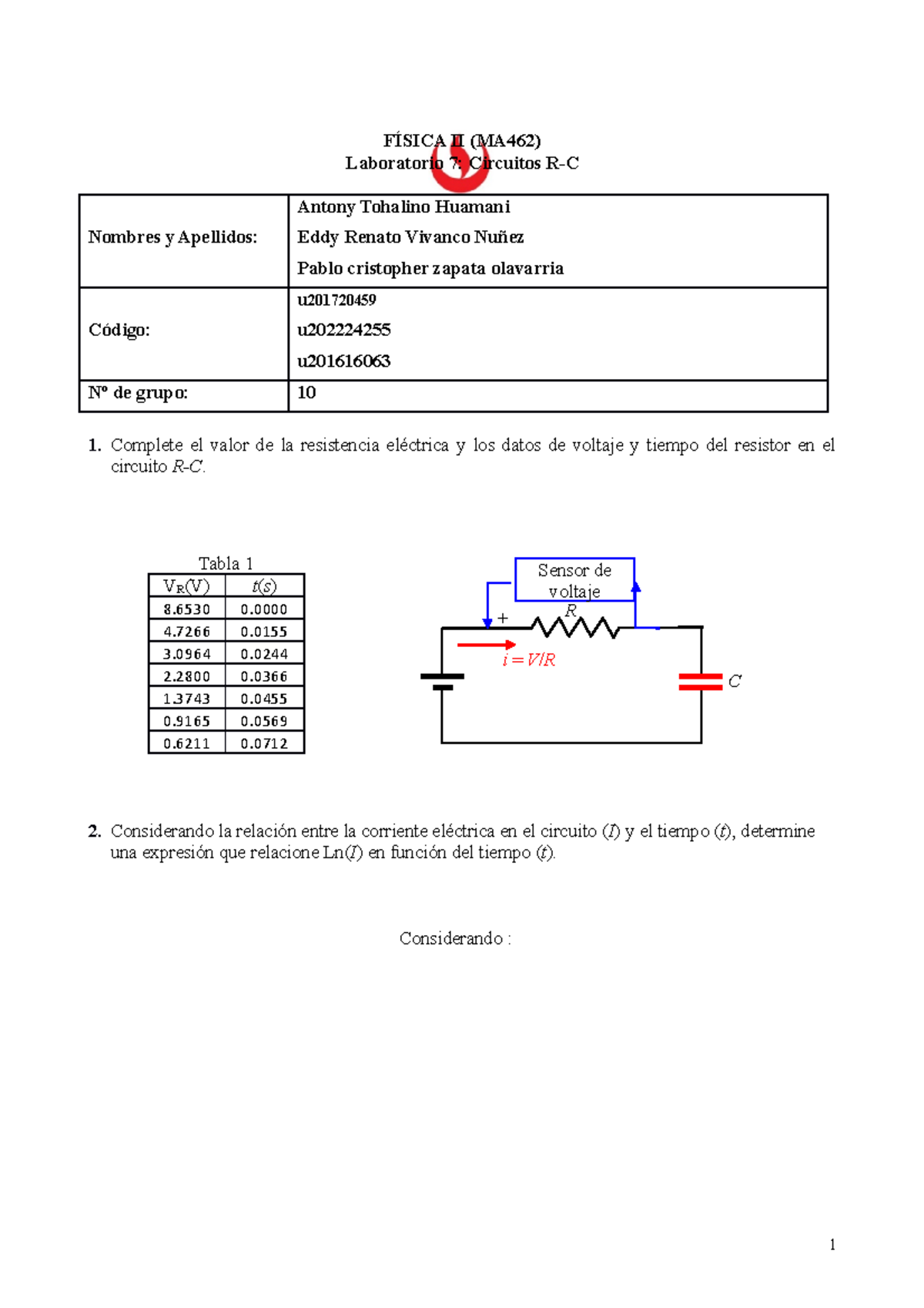 CS43 MA462 L07 Vivanco - lab asincronico - FÍSICA II (MA462 ...