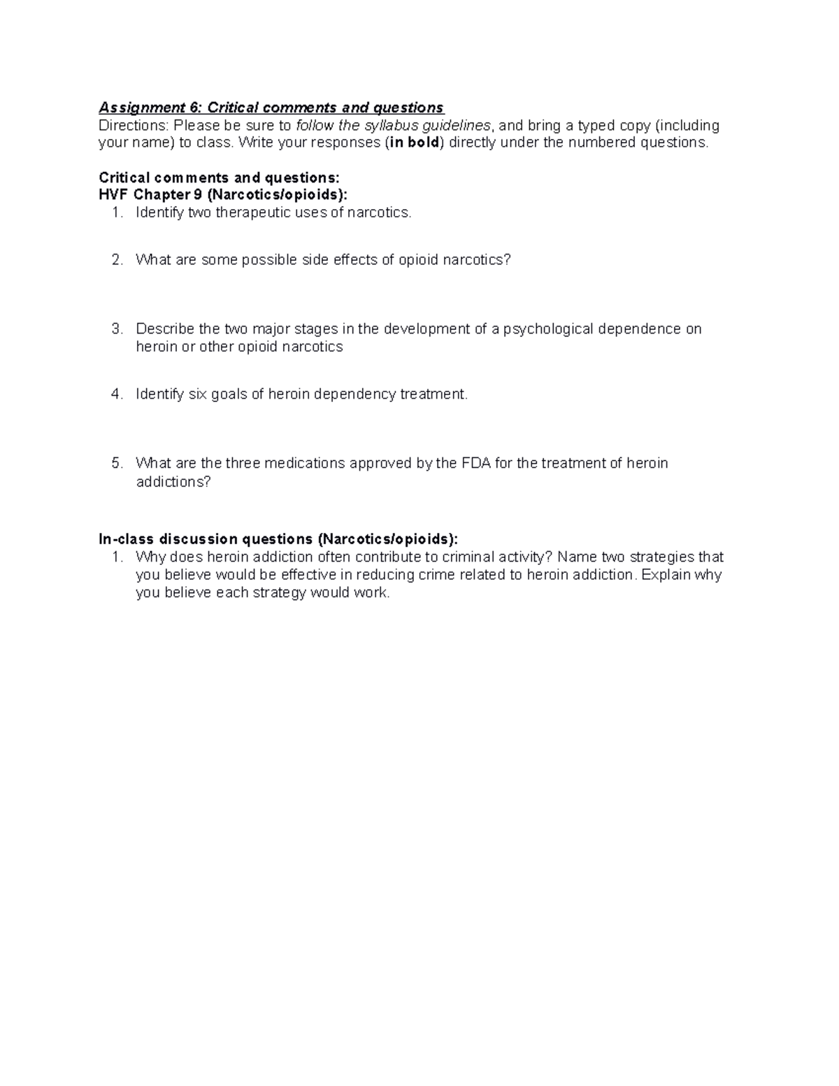 Assignment 6-Chapter 9 - Assignment 6: Critical comments and questions ...