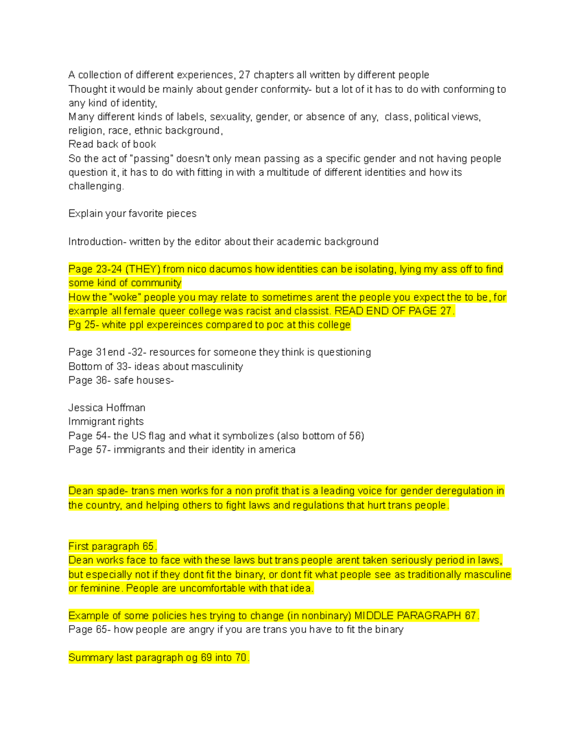 Nobody passes - A collection of different experiences, 27 chapters all ...