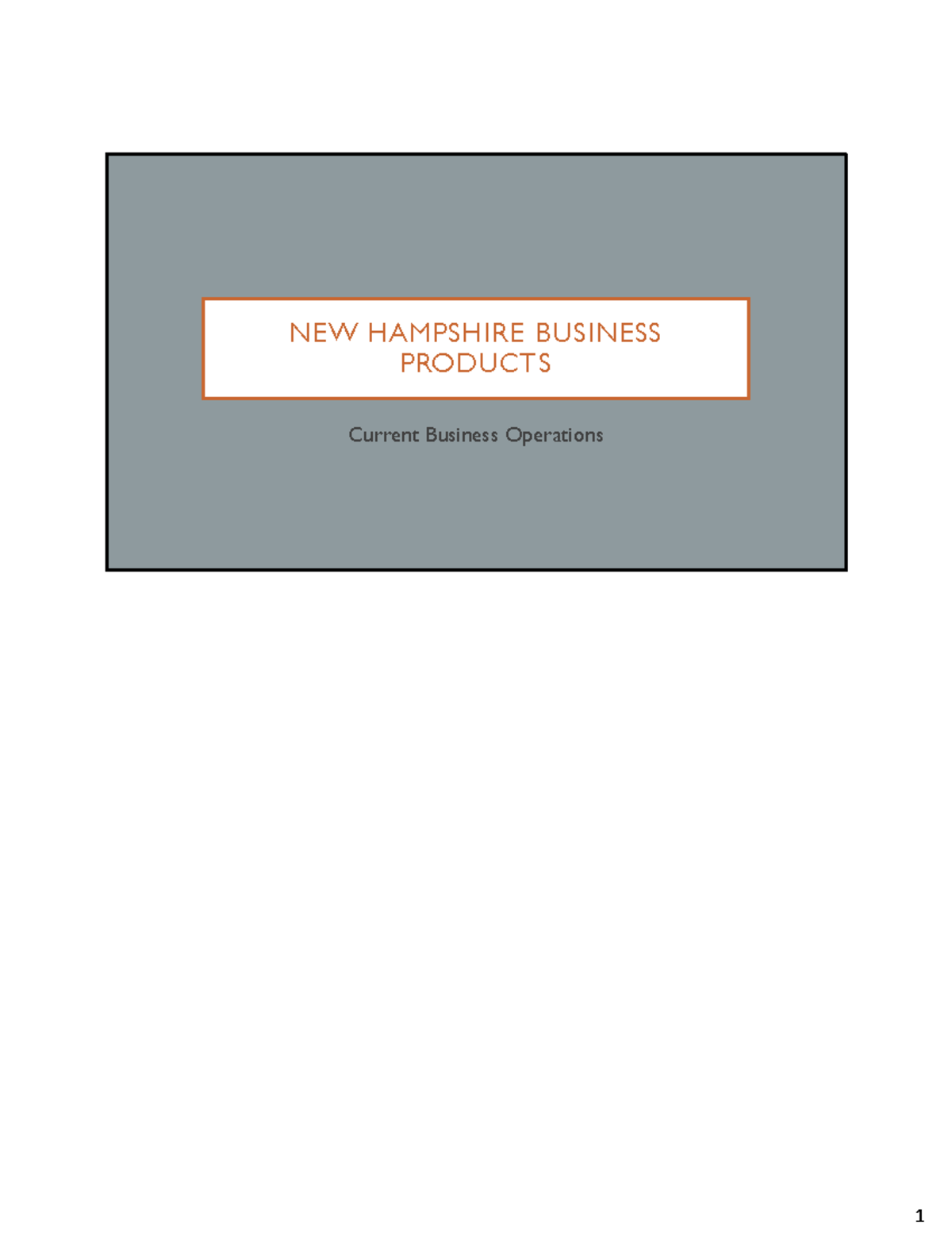 IT-100 Final Project Slides with Notes - NEW HAMPSHIRE BUSINESS ...