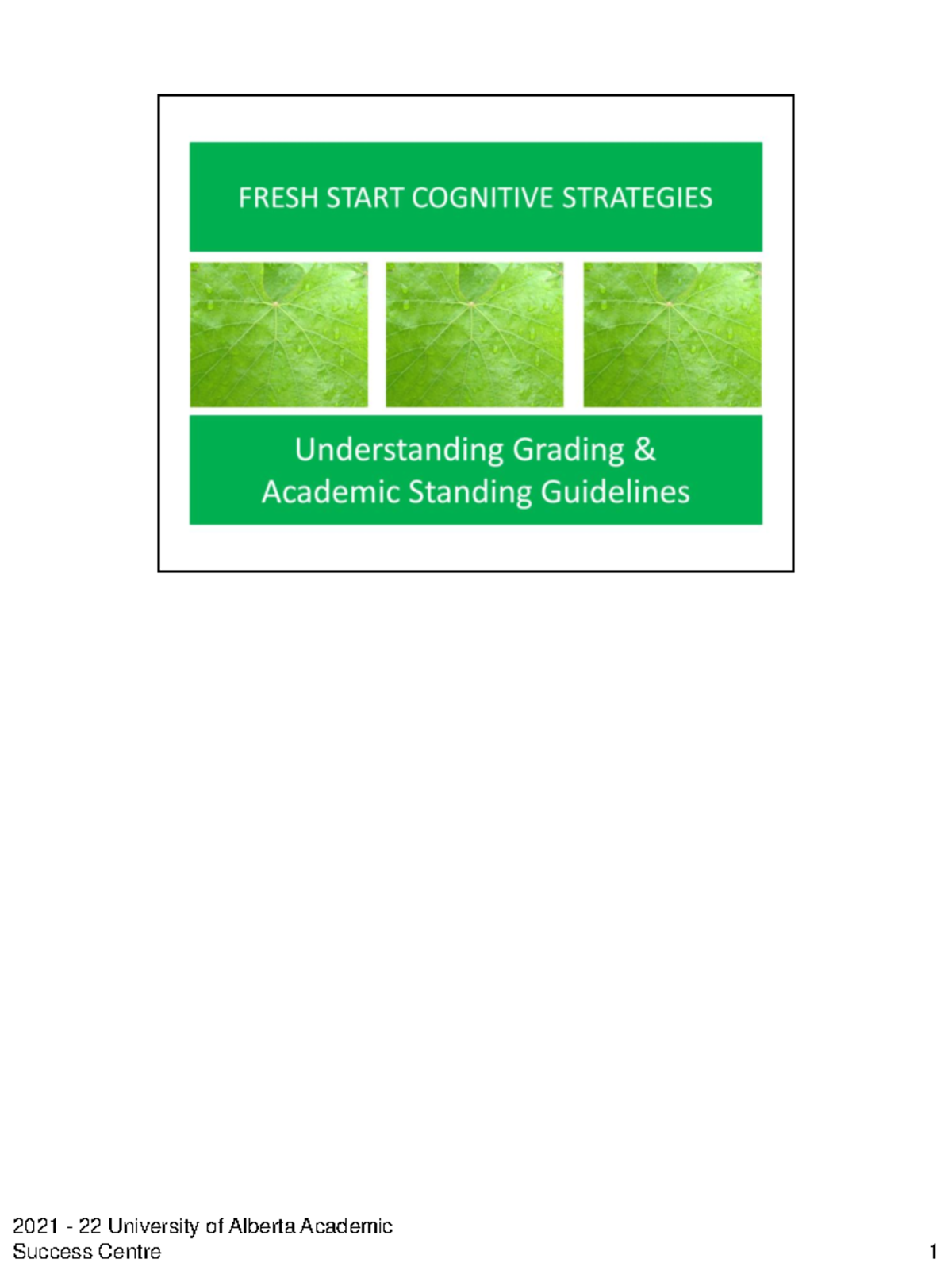 Understanding Grading Academic Standing Guidelines - 2021 - Exelp705 ...