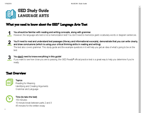Extended response scoring - GED GED® and GED Testing Service® are ...