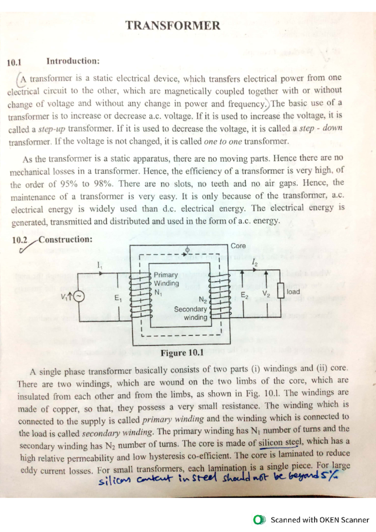 Transformer - power electronics - Studocu