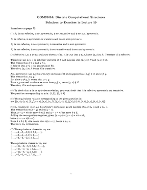 DCS Lecture 8 - COMS 1016: Discrete Computational Structures Proof by ...
