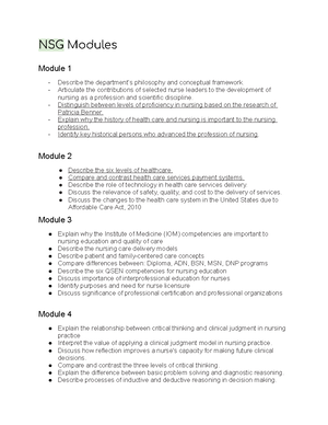 NSG 252 exam 2 - Exam 2 study guide based on blueprint given in class ...