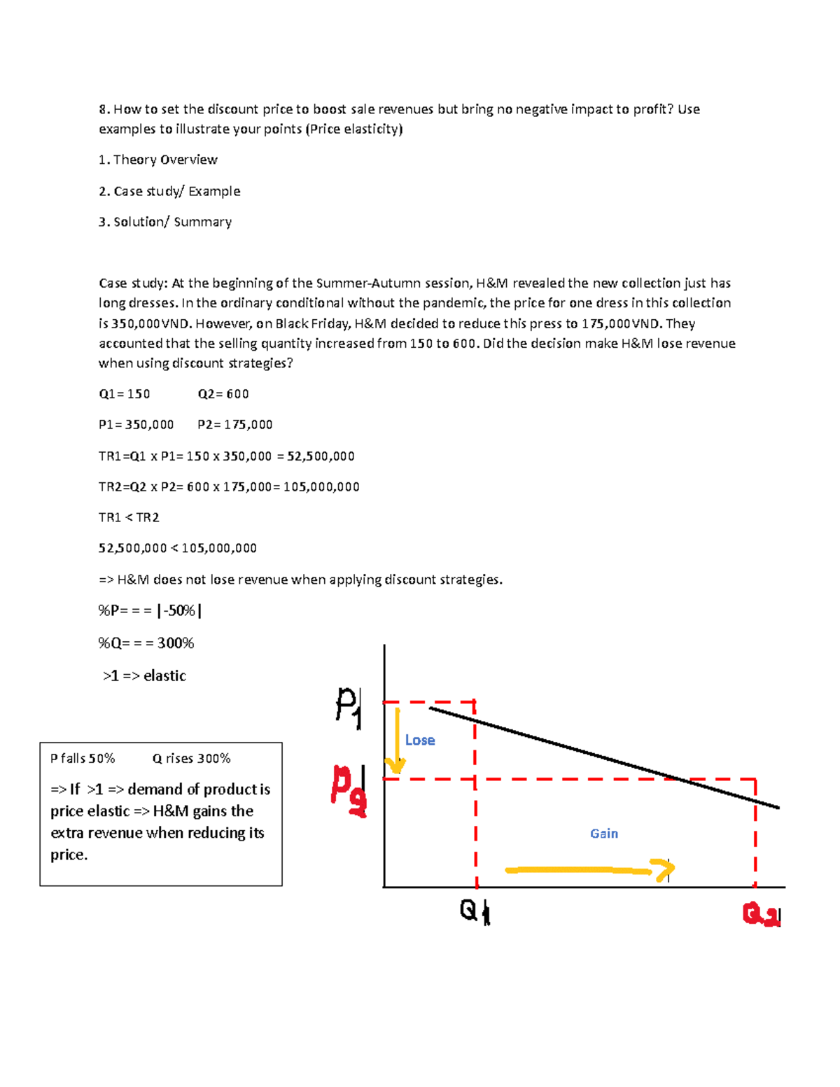CASE Study - 8. How to set the discount price to boost sale revenues ...