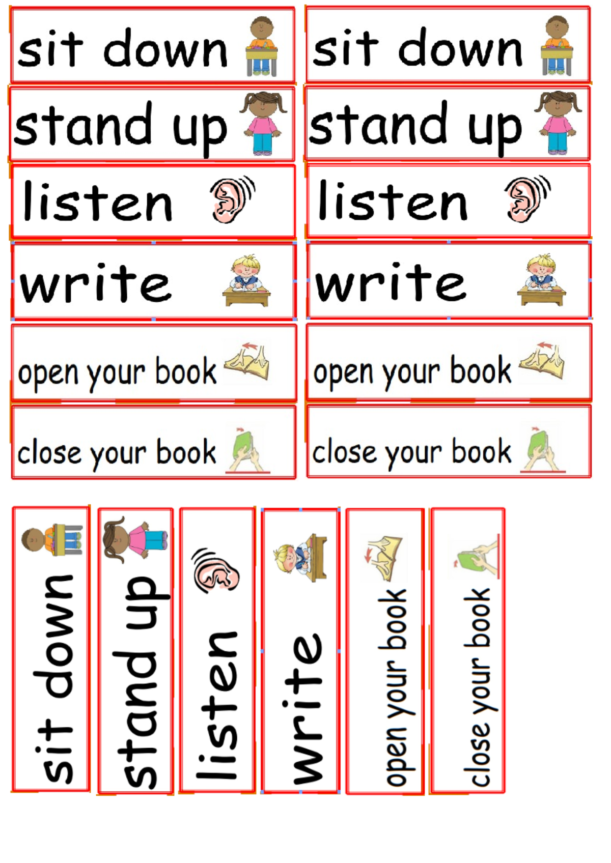 Pre a1.1 classroom commands - English B SL - Studocu